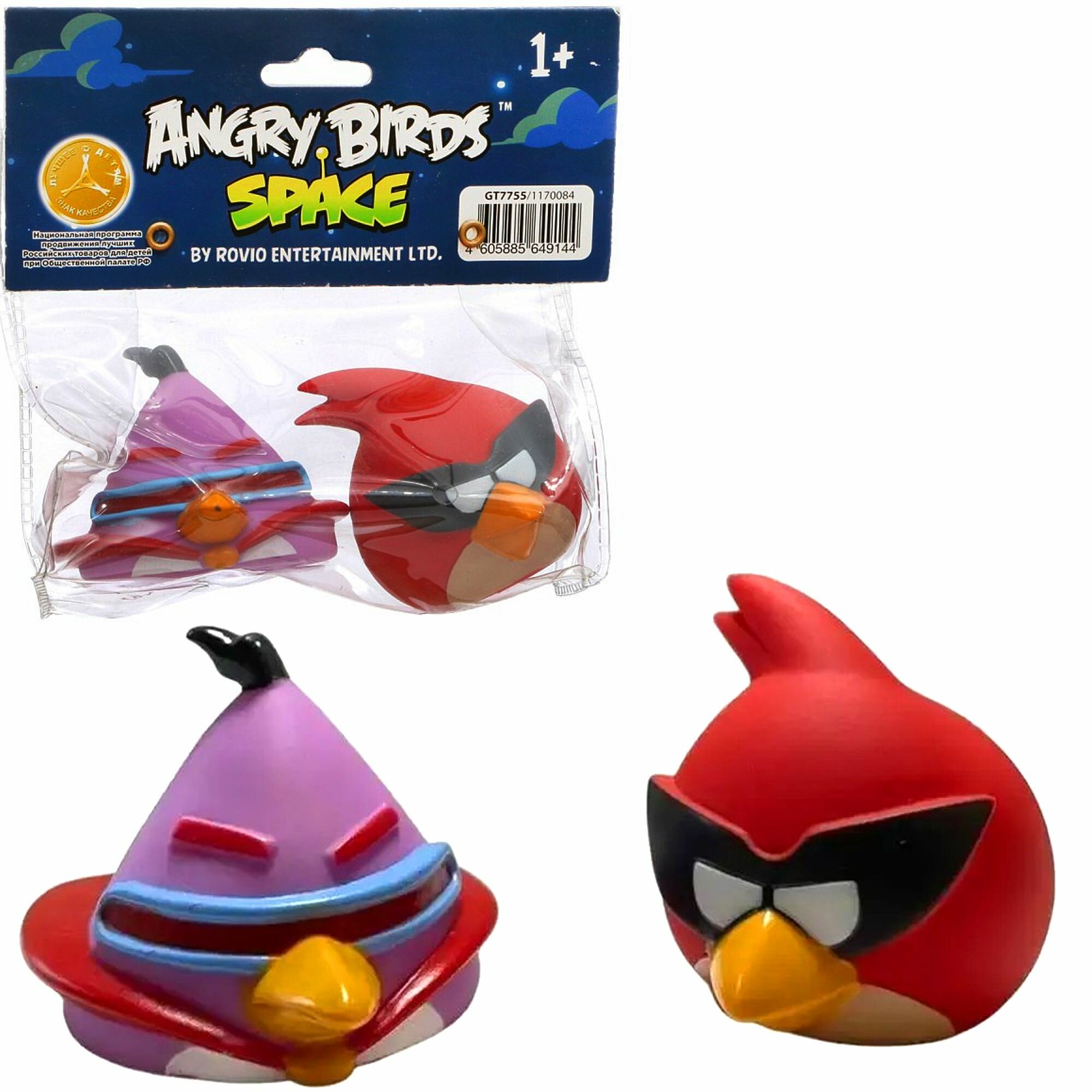 Игровой набор птичек для ванны Angry Birds