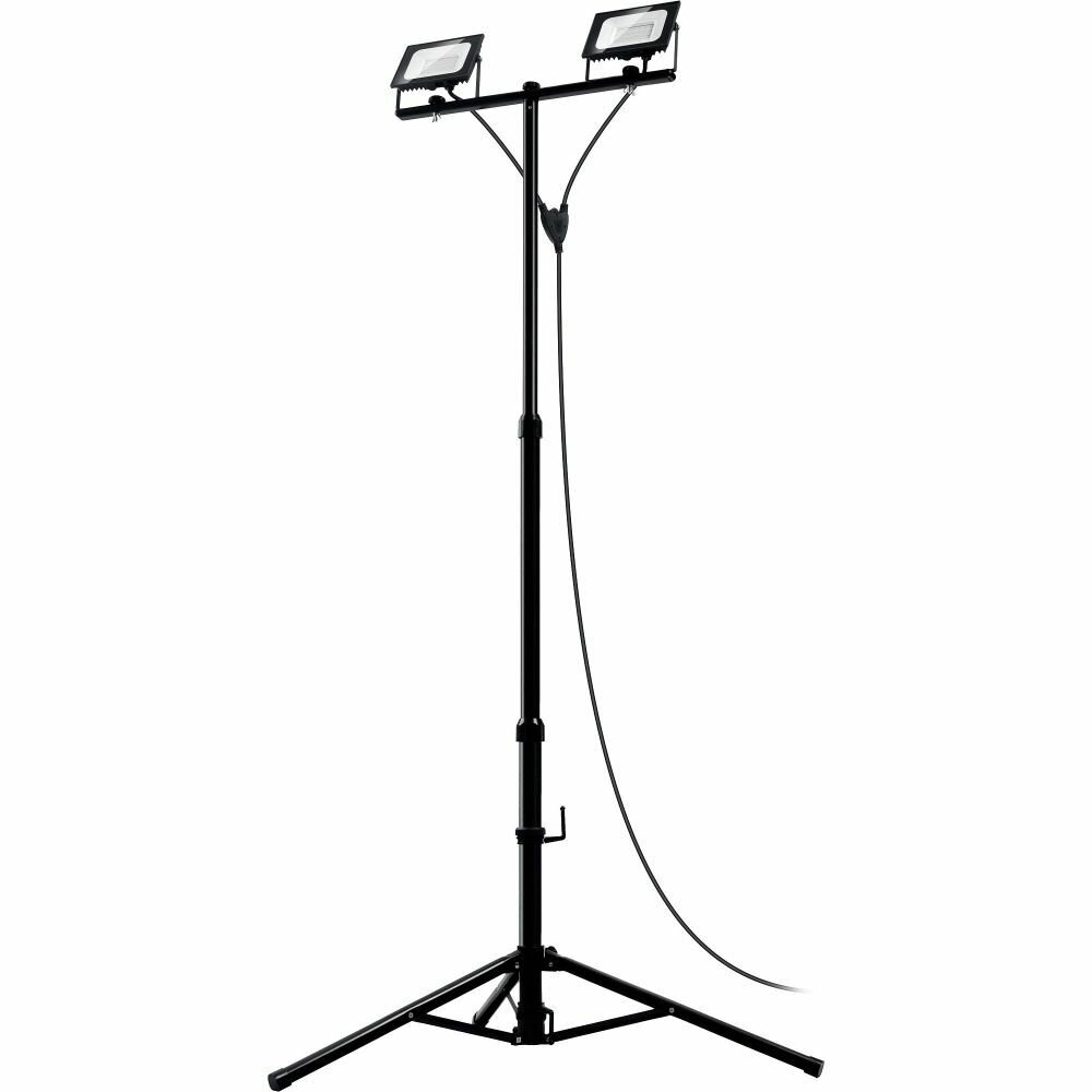 Прожекторы светодиодные 2х30 Вт на телескопическом штативе 1.6 м ЗУБР 57145-2-30