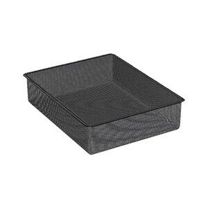 Корзина мелкосетчатая металлическая черная 535х410х85 мм Титан-GS