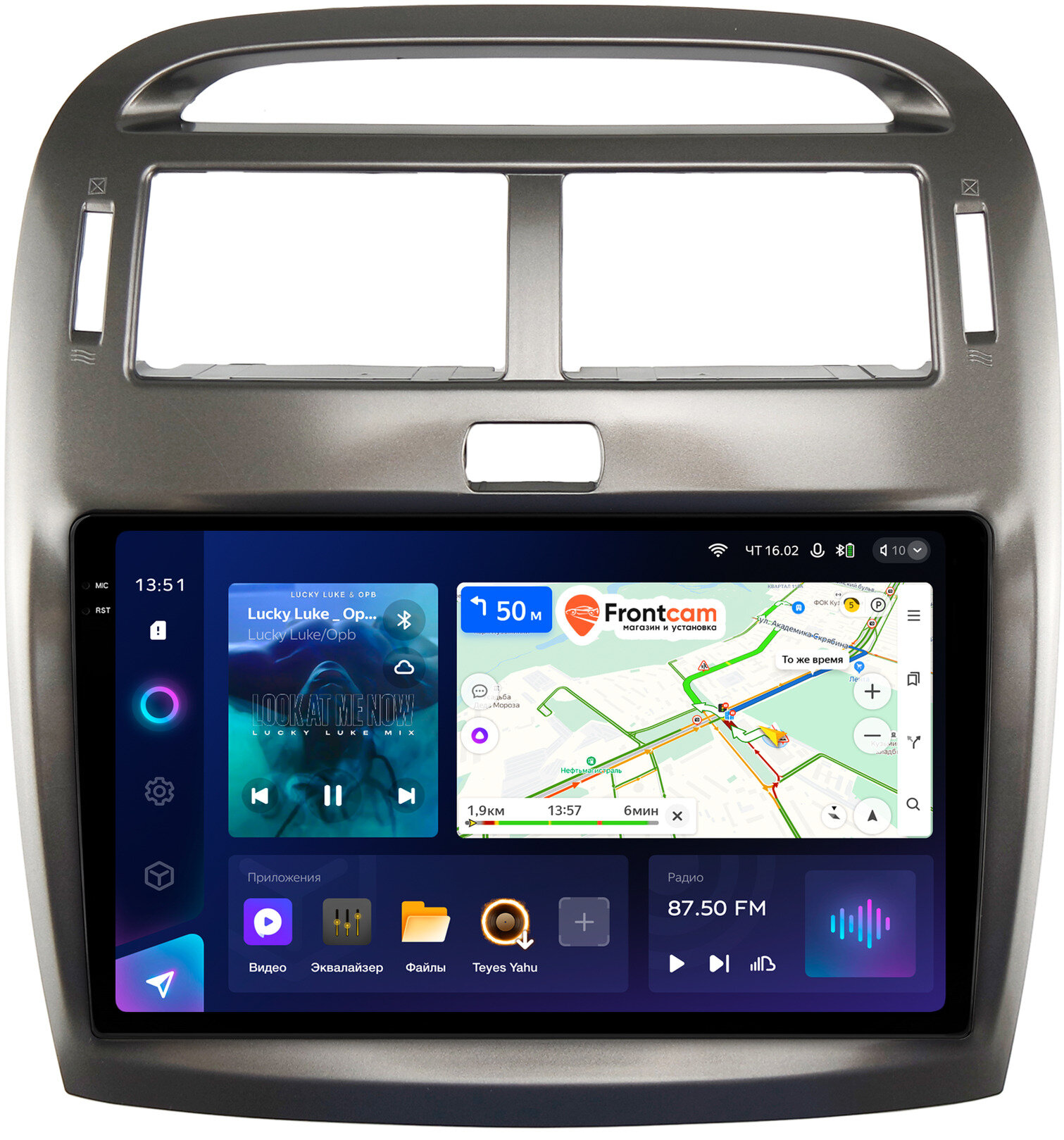 Штатная магнитола Teyes CC3 2K 6/128 9.5" RM-9498 Lexus LS 430 2000-2006 (авто без монитора) Android 10 (4G-SIM, DSP, QLed)