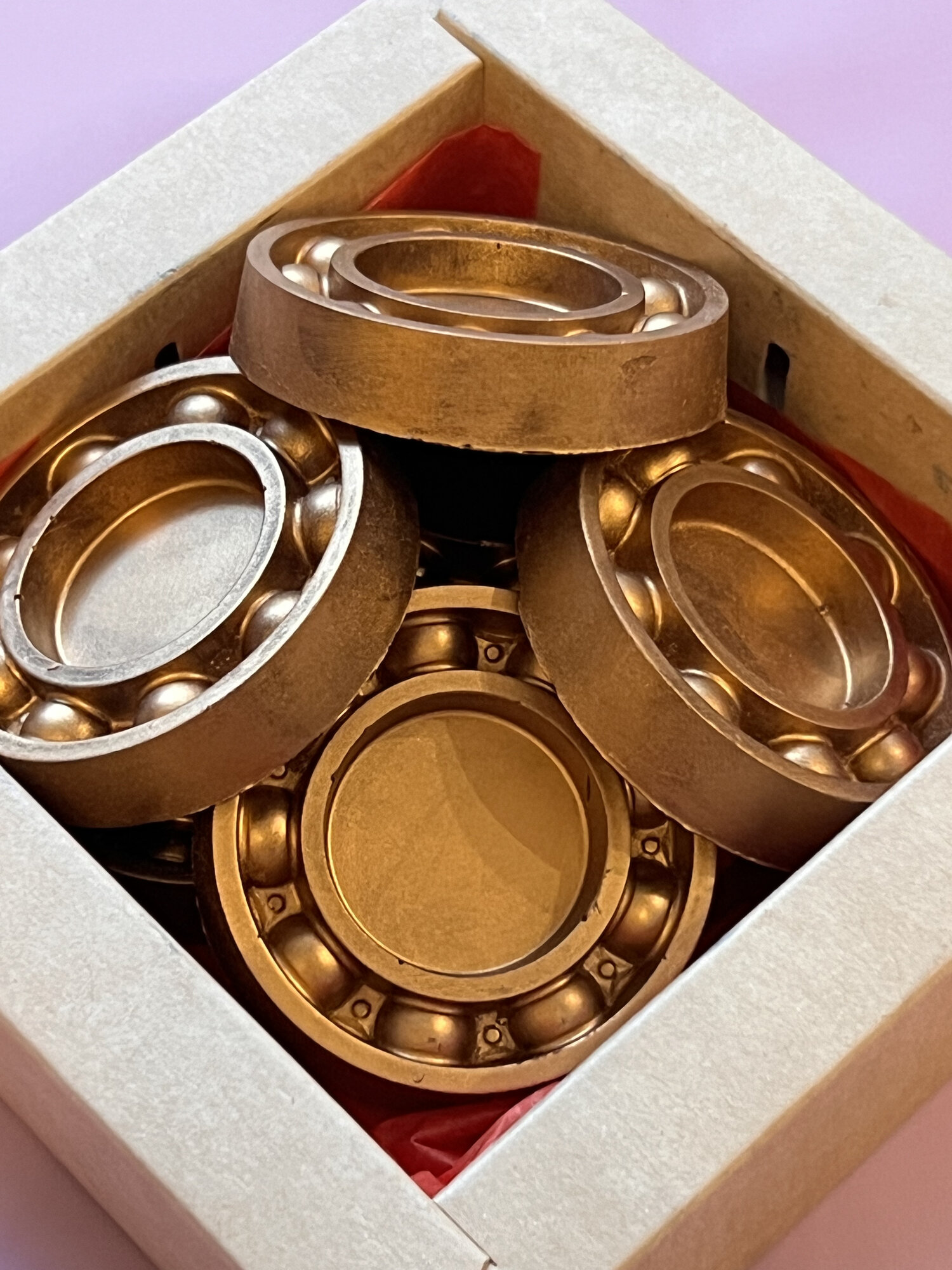 Шоколадный набор "Подшипники", молочный шоколад, ручная работа