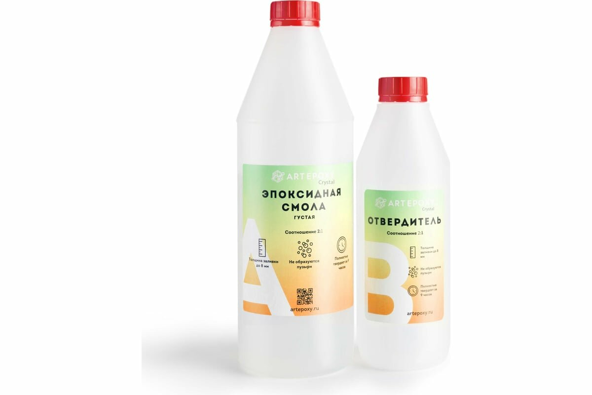 ArtEpoxy Эпоксидная смола Густая 1кг Crystal ВИ-21602