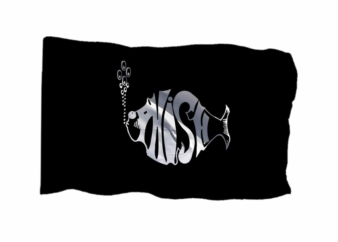 Флаг группы Phish 90х135 см на шёлке для ручного древка