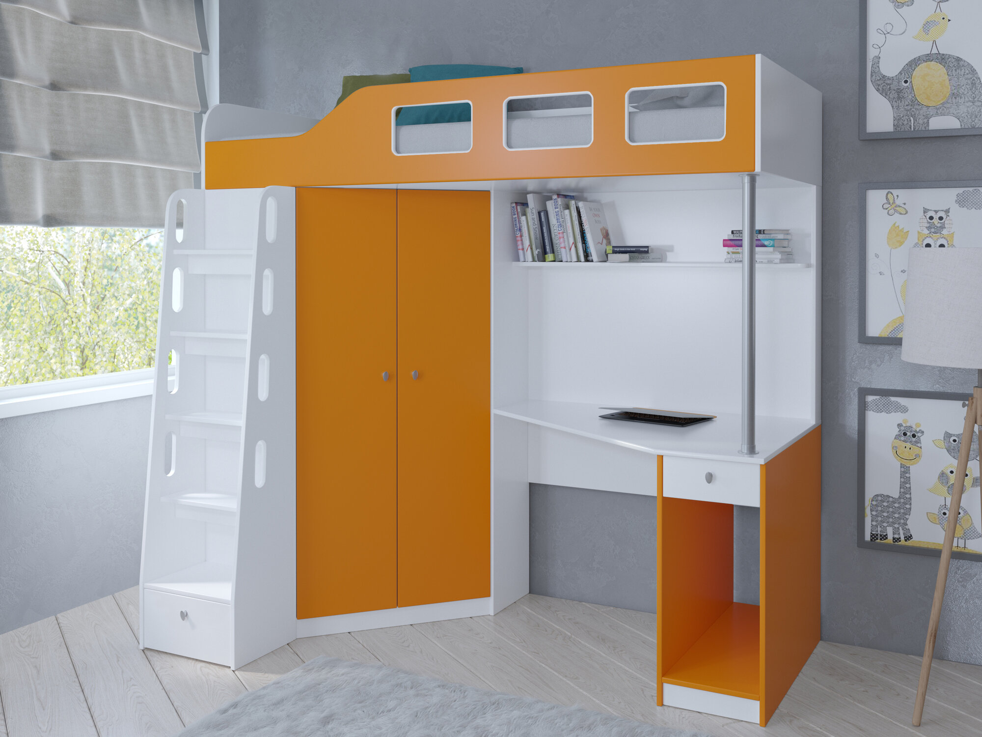 Кровать чердак Астра 7