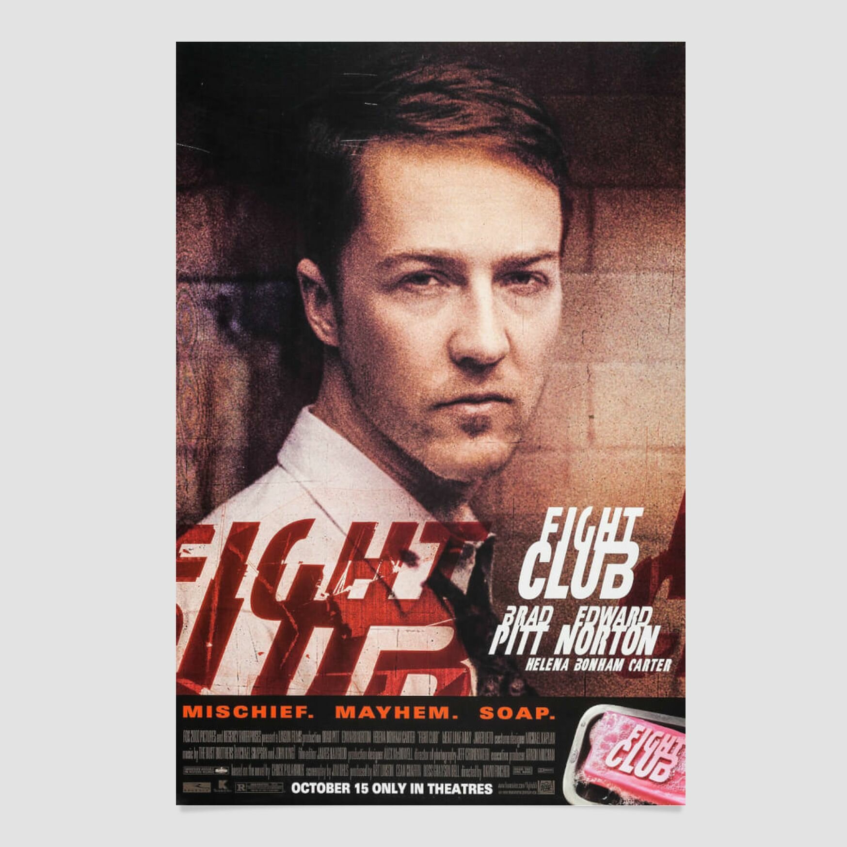 Постер (плакат) по фильму Бойцовский Клуб 40x60 см. от Poster4me