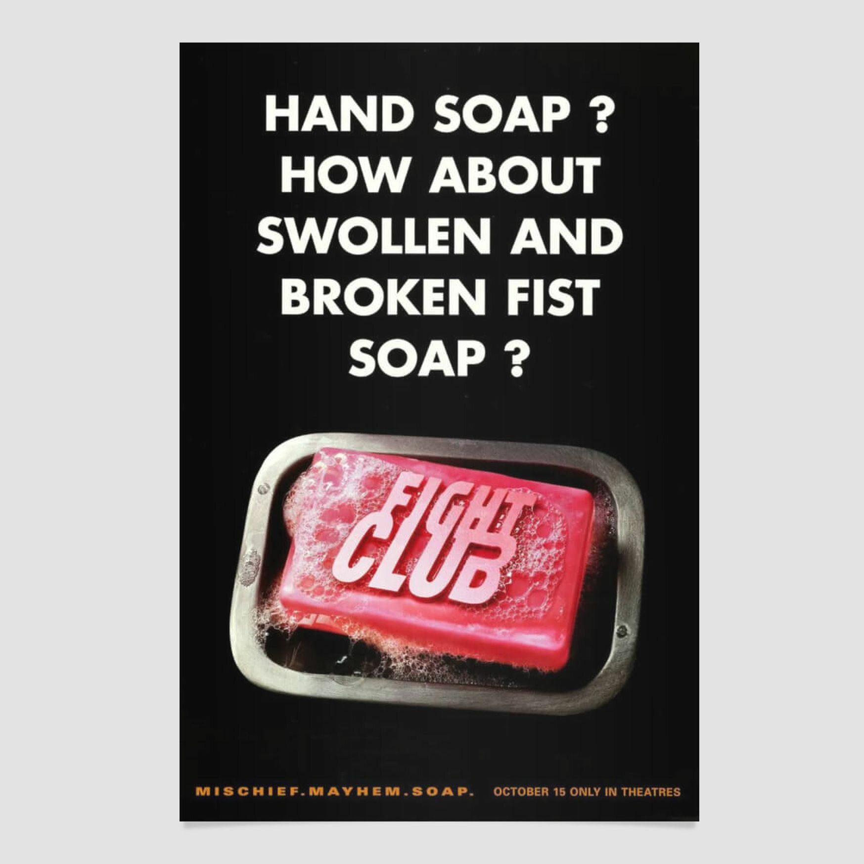 Постер (плакат) по фильму Бойцовский Клуб 40x60 см. от Poster4me