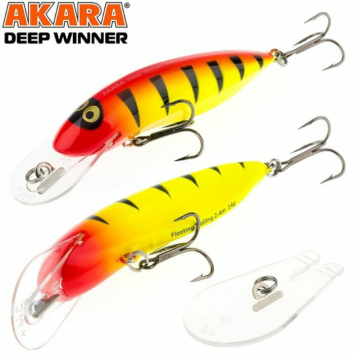 Воблер Akara Deep Winner 85F 14 гр. (1/2 oz 3,3 in) A87