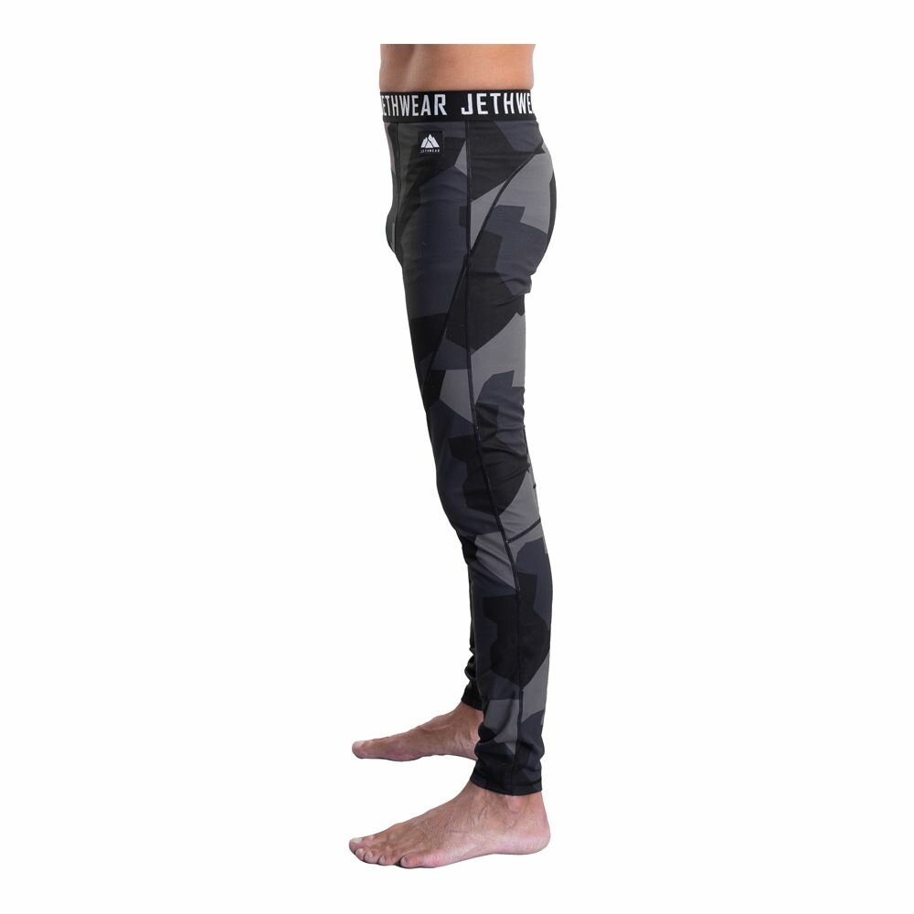 Термошорты JETHWEAR Базовая коллекция, размер M, серый, черный — фото 1