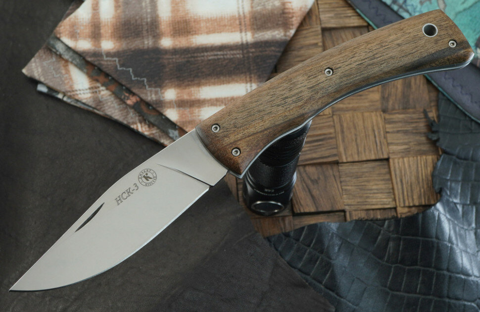 Складной нож Кизляр НСК-3, рукоять дерево