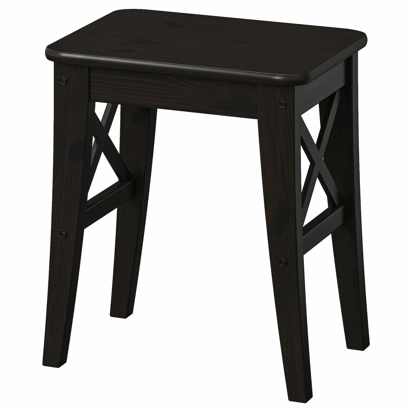 INGOLF Табурет IKEA, коричнево-чёрный (40360203)