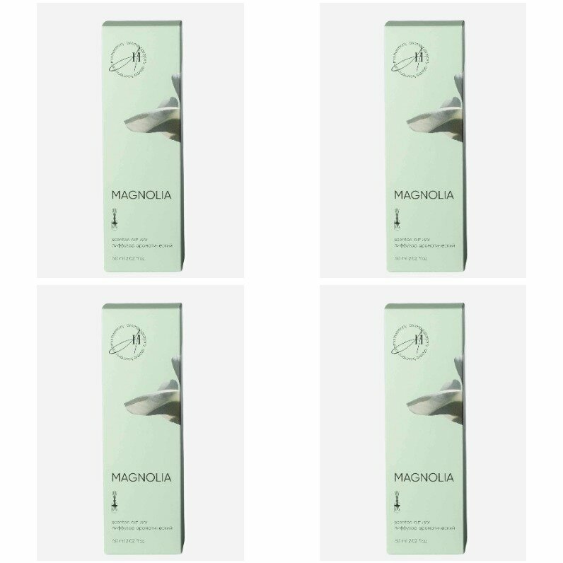 Aroma Harmony Диффузор Ароматический Spring Magnolia, 60мл, 4 шт