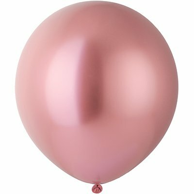 Шар латексный ненадутый В 250/604 Хром Glossy Pink 60 см (1 в уп)