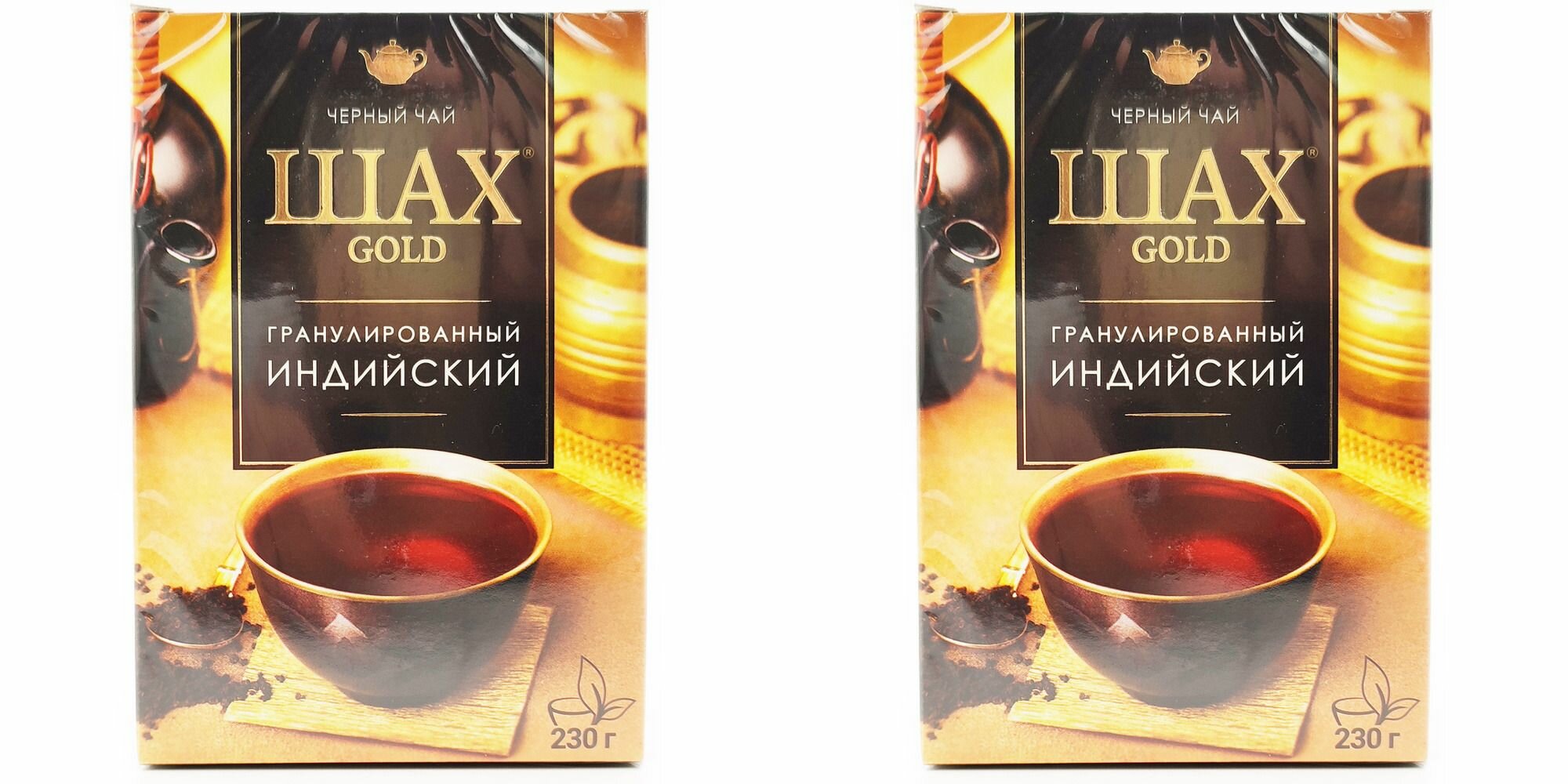 Шах Чай черный gold, гранулированный, 230 г, 2 уп.