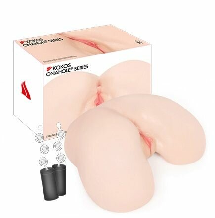 Мастурбатор-полуторс с двойным слоем материала и вибрацией Maria Onahole Real Hips Auto