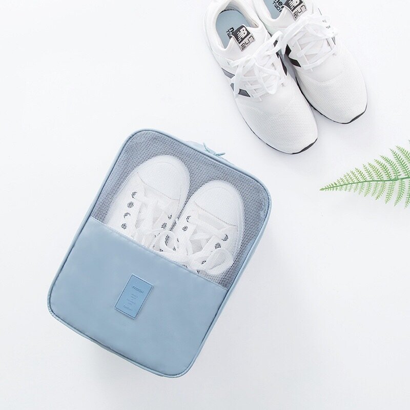 Небольшие свежие путешествия для хранения материалов 290 саржа Водонепроницаемая полка для обуви сумка фабрика прямые