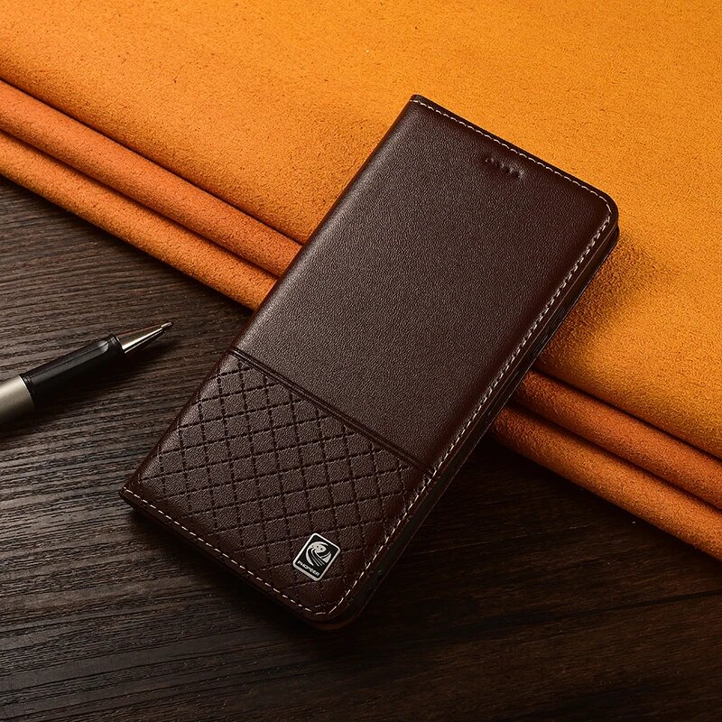 Коричневый чехол-кошелек Oukitel WP23/WP26/WP27/WP28