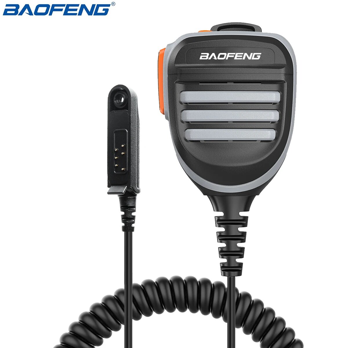 Baofeng водонепроницаемый динамик с микрофоном для BaoFeng UV-9R Plus UV-XR UV-9R Pro GT-3WP водонепроницаемая рация Ham двусторонняя радиосвязь