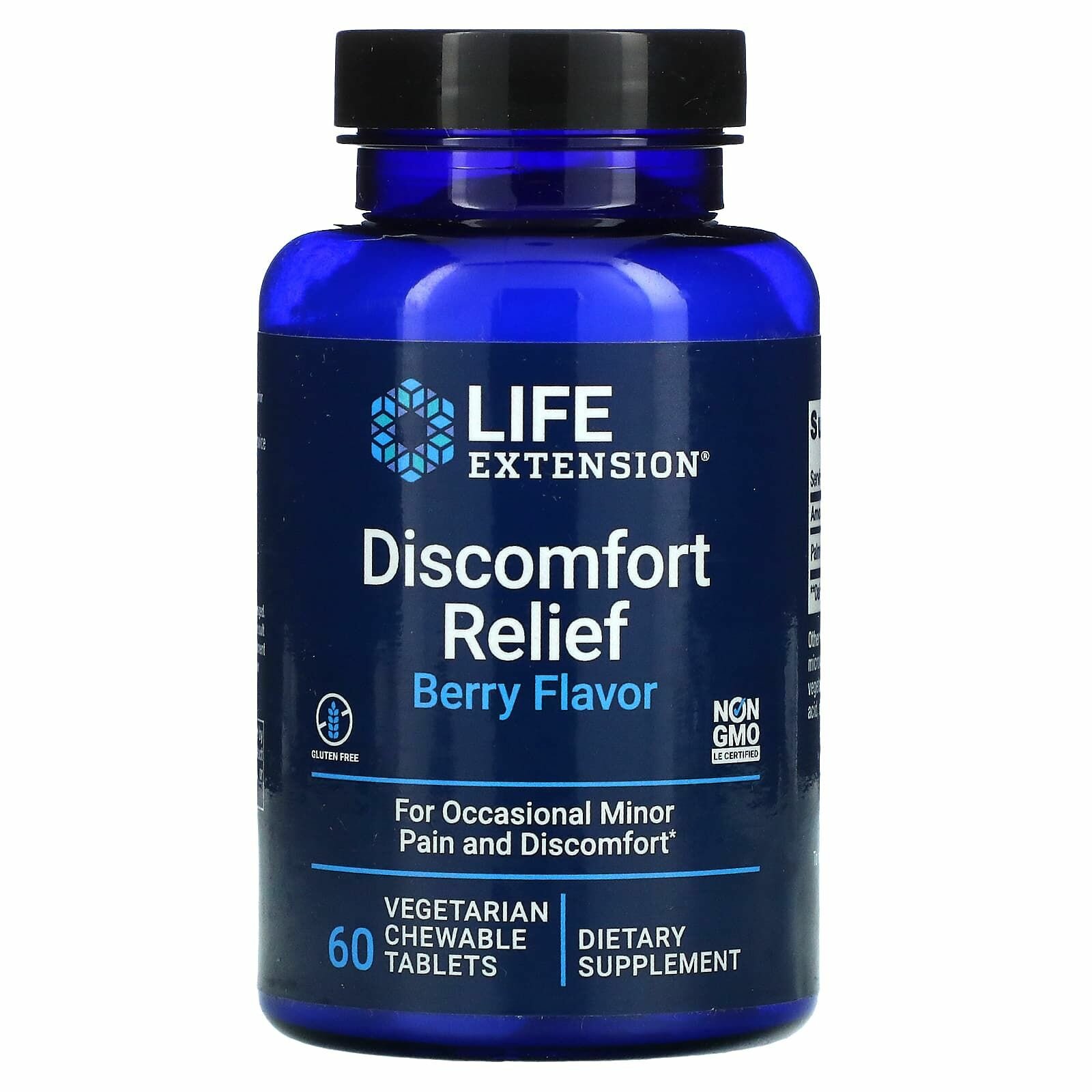 Life Extension Пальмитоилэтаноламид, Discomfort relief, ПЭА 60 таблеток