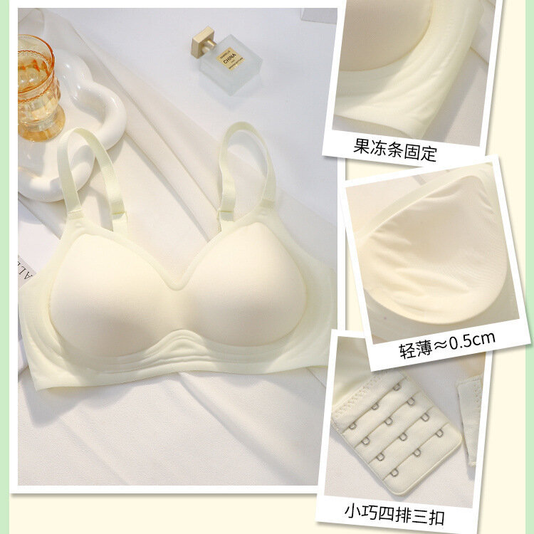 Женский бюстгальтер для маленького размера, пуш-ап, тонкий, с внешним расширением, без проводов, удобный, бесшовный, без бретелек
