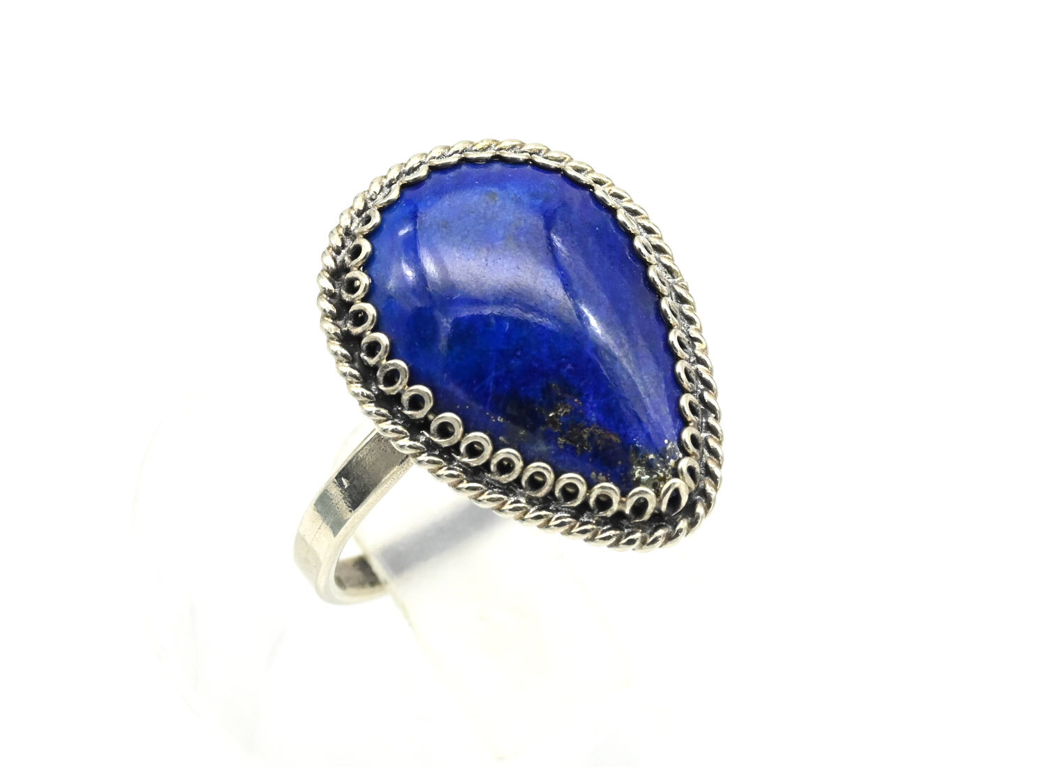 Кольцо, лазурит