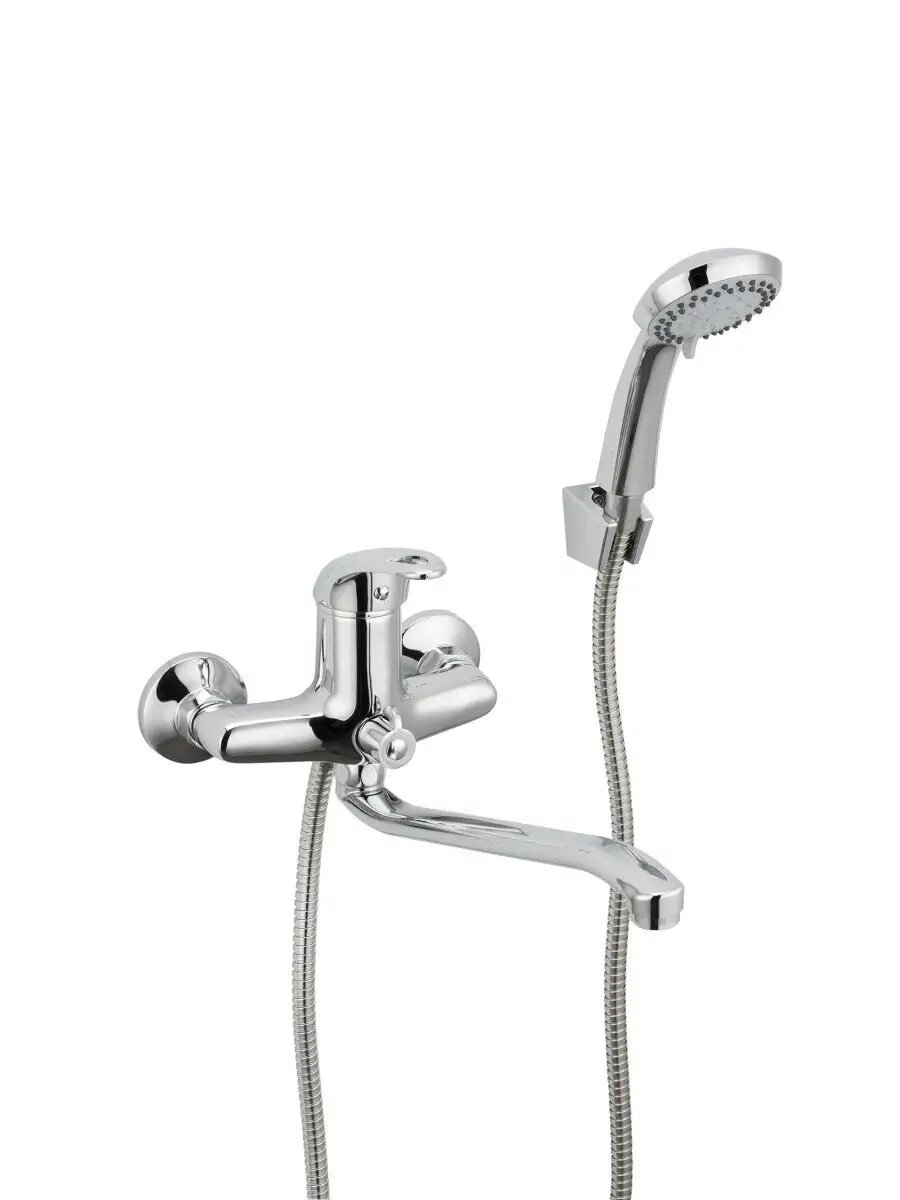 Смеситель для ванны Frap F2203, латунь, поворотный излив, хром