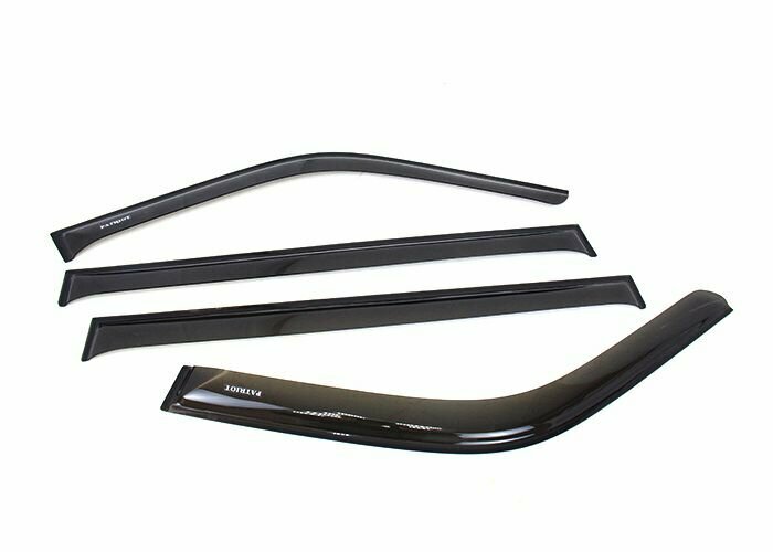 Дефлектор окон (ветровик) для УАЗ Patriot накладной к-т 4шт.