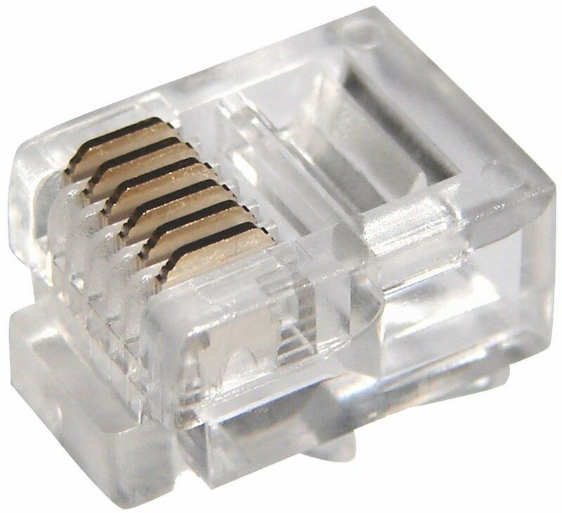 Rexant Телефонный разъем RJ-12(6P6C) Артикул 05-1013 (100_шт)