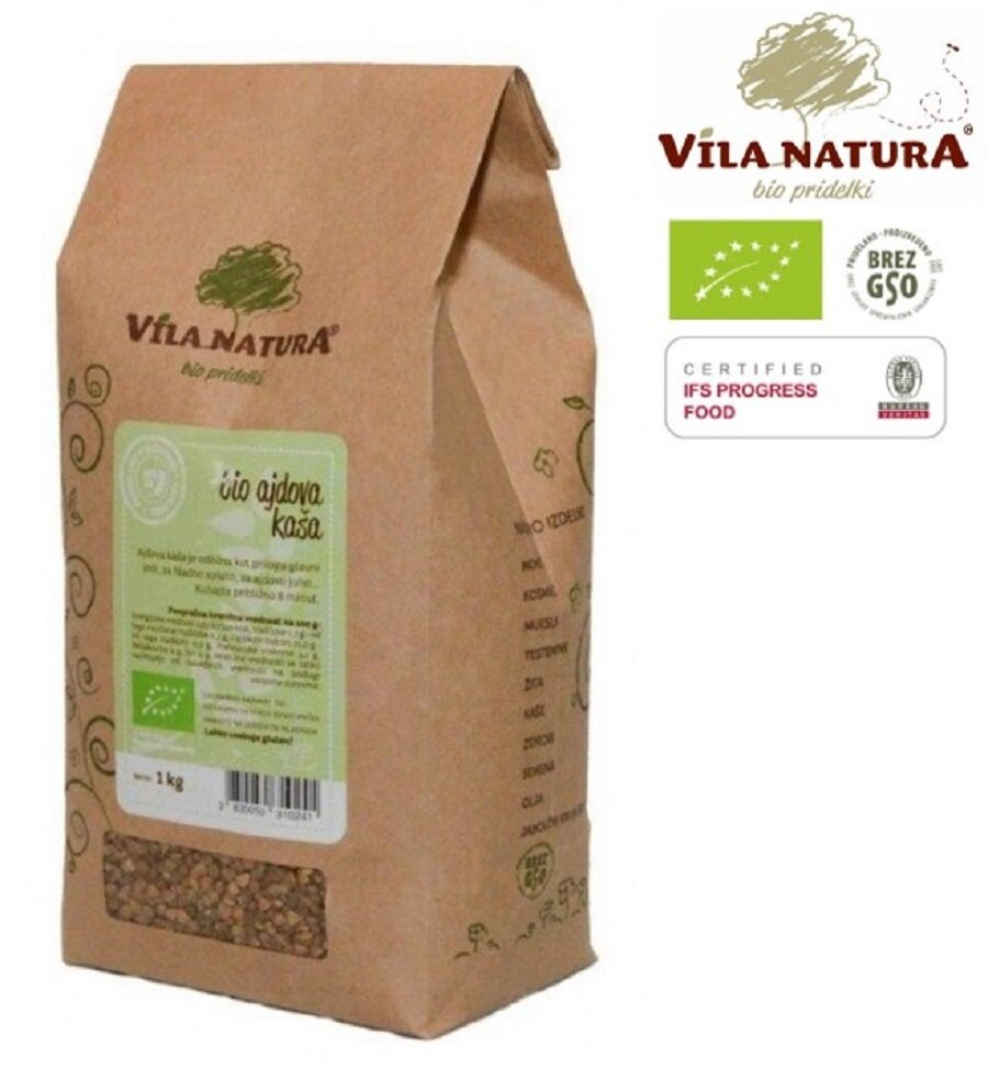 Крупа гречневая био Vila Natura Словения 1кг
