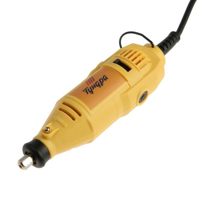 Гравер электрический тундра, 135 Вт, 8000-35000 об/мин, цанга 3.2 мм, 5 ск, 118 предметов