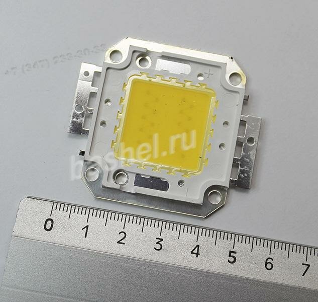 COB-20W 1800Lm, 3500k, 600mA, 30-34V PV020WW Warm (для прожекторов), Мощный светодиод