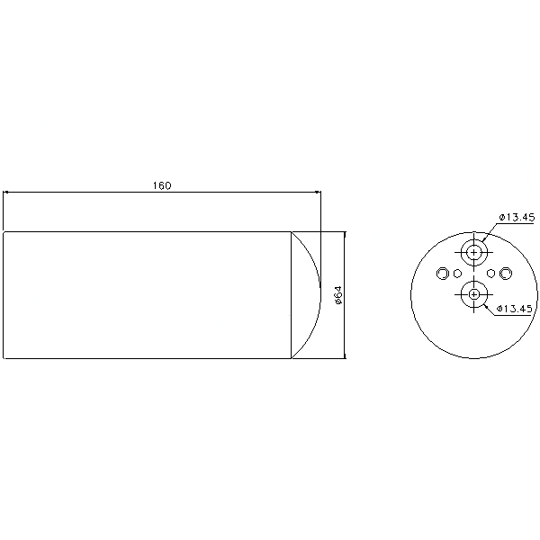 NISSENS 95172 (64538377330 / 8377330 / 95172_NS) осушитель кондиционера BMW (БМВ) e46 3-series 98-
