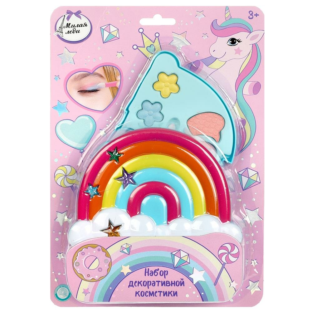 Тени для макияжа глаз для девочек милая леди 2607D-UNIQ-ML