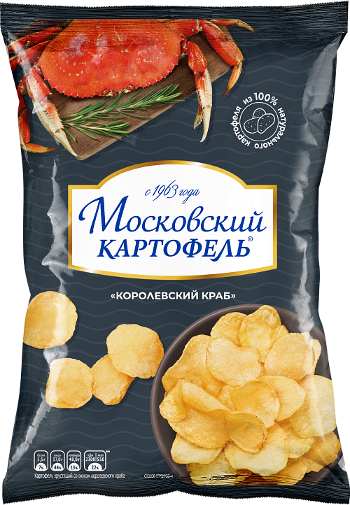 Картофель "Московский" королевский краб 200г