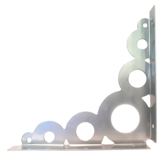 Консоль декоративная 182х182х20мм 15кг хром