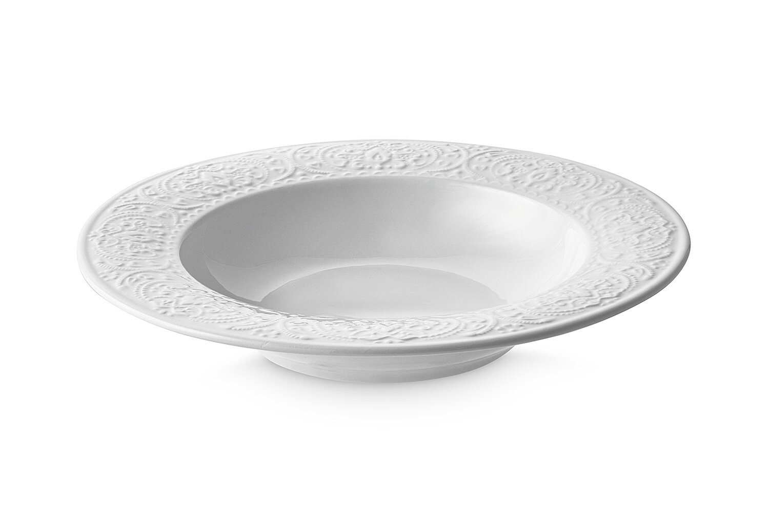 Тарелка глубокая TUDOR ENGLAND Royal Whitehall из фарфора 22 см элегантная посуда