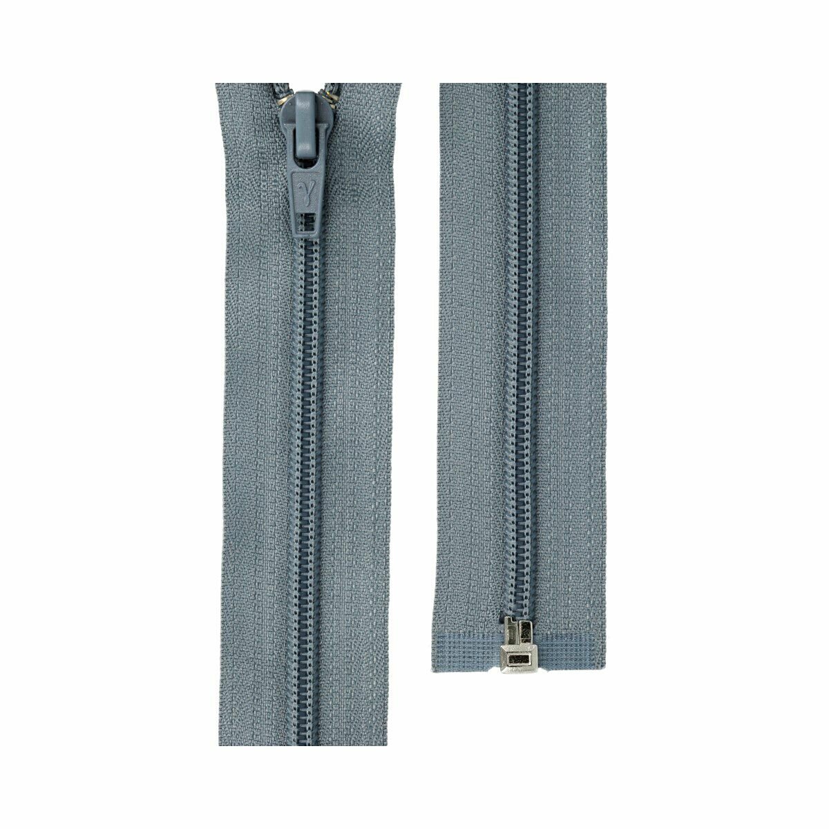 Молния 10 шт. спираль 60 см тип 5 разъёмная однозамковая №304 серый