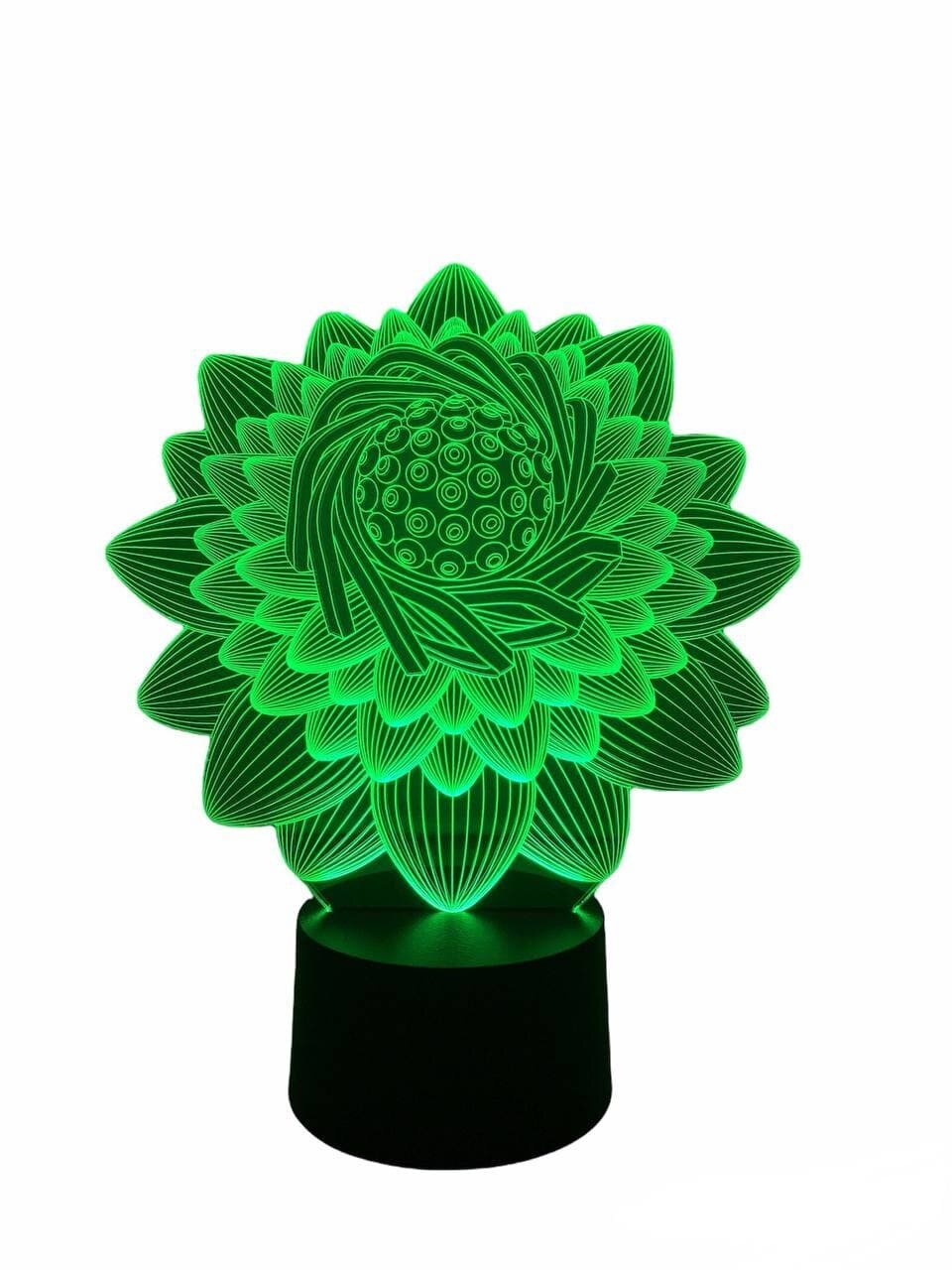 3D ночник Цветик семицветик