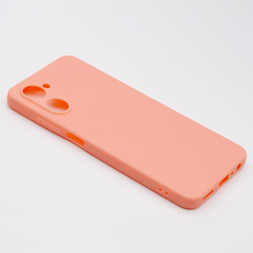Силиконовый чехол TPU Case матовый для Realme 10 4G персиковый
