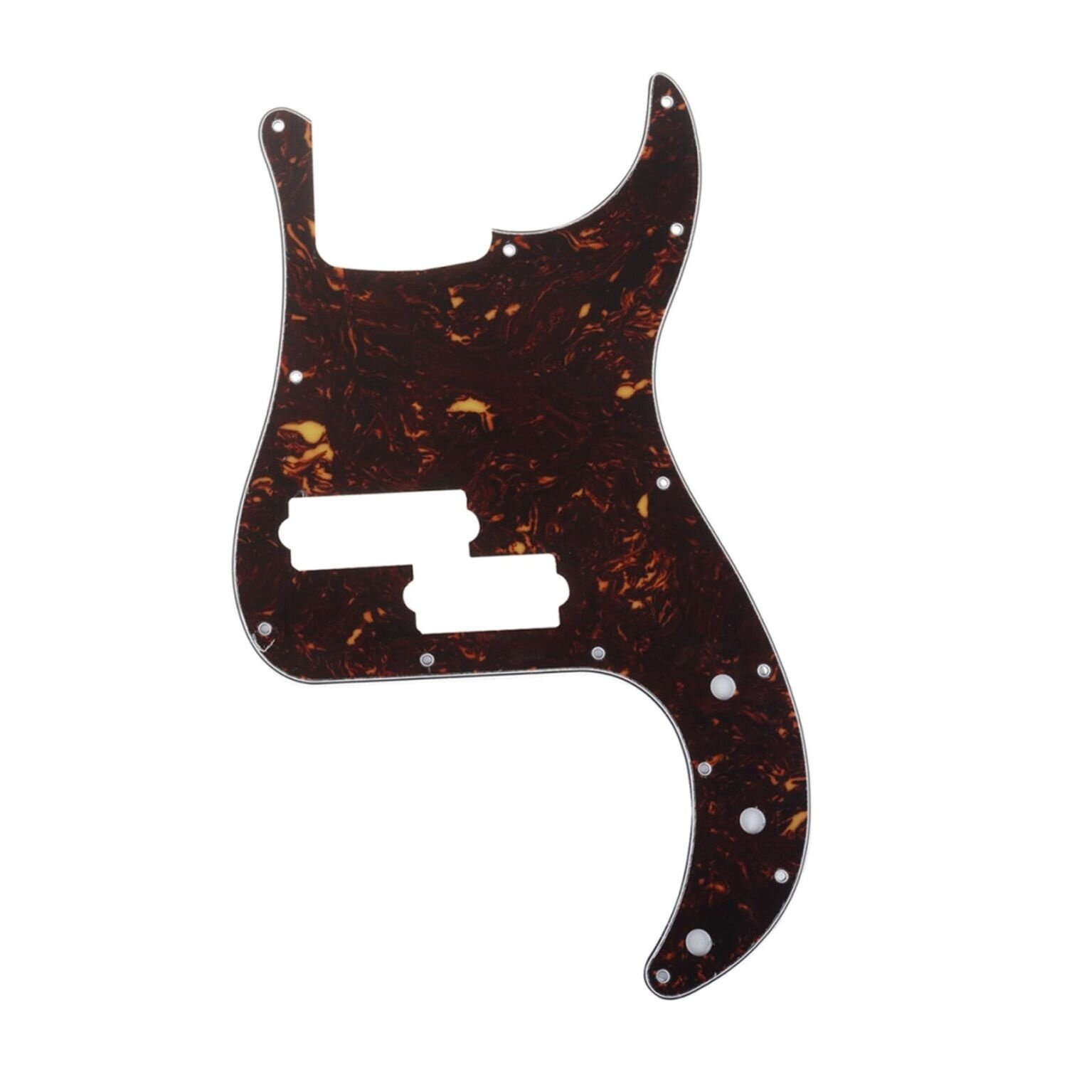 Панель для оригинального Fender Precision Bass Mexico, Musiclily MX1396DT, для 5-струнных, четырехслойная, черепаший панцирь