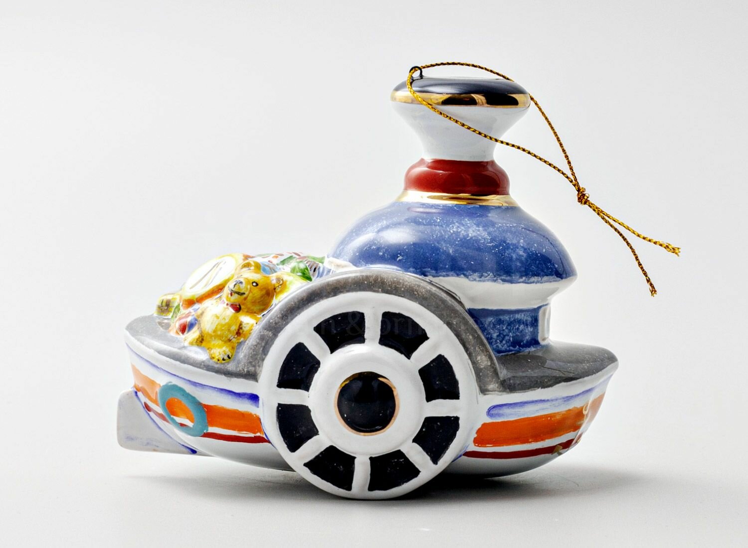 Елочная игрушка Каракатица Каракатица (пароходик)