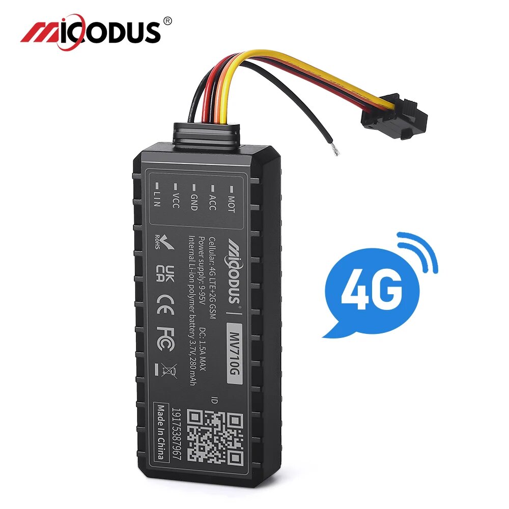 MiCODUS 4G Rastreador Veiculo GPS для авто MV710G 9-95V