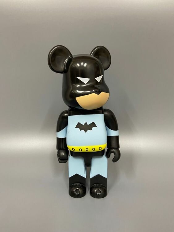 Bearbrick, статуэтка/фигурка, для интерьера, Бэтмен, пластик, 28 см
