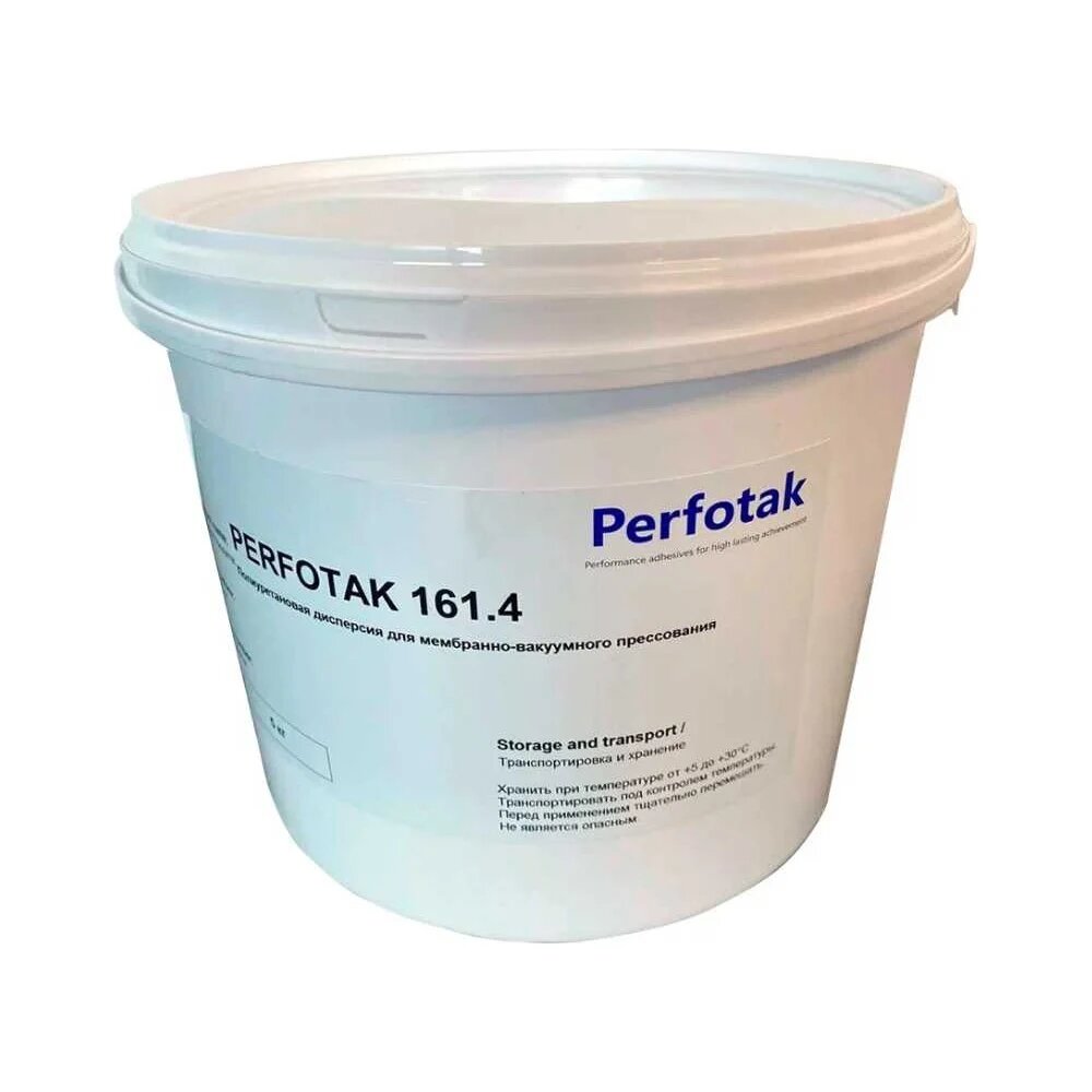 Perfotak 161.4 Однокомпонентная дисперсия полиуретана для мембранно-вакуумного прессования. Подходит для формования пленок ПВХ, ПП и др. под действием формовочных прессов, 5кг PFT1614001