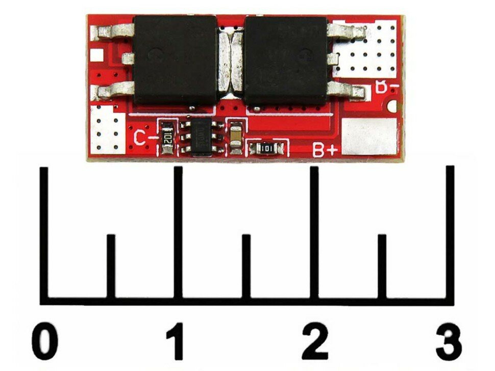 Контроллер разряда для литиевых элементов 4.2V 10A BMS 1S