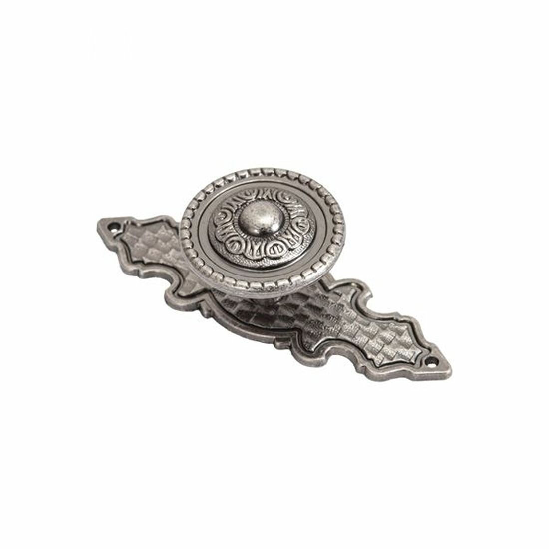 Ручка мебельная кнопка металлическая WP11-36 античный никель