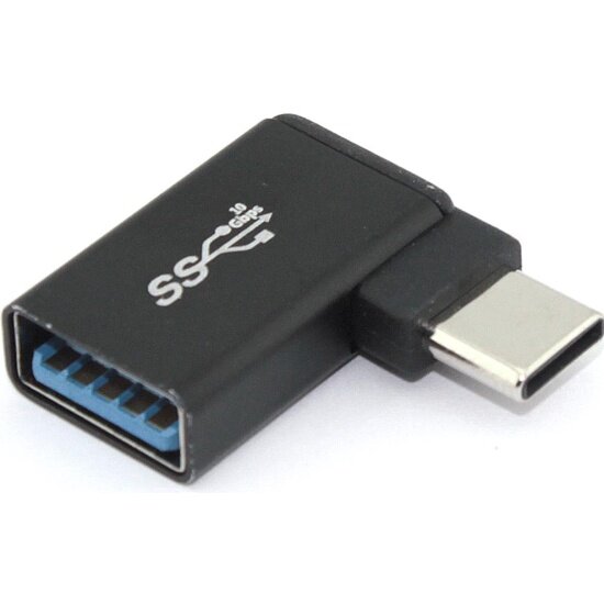 Переходник VB Parts OTG USB Type A мама на Type-C папа угловой