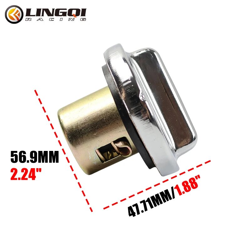 LINGQI RACING мотоциклетная пластиковая крышка газового топливного бака для грязевого велосипеда ATV 49CC 70CC 90CC 110CC Мотокросс Внедорожник Iron