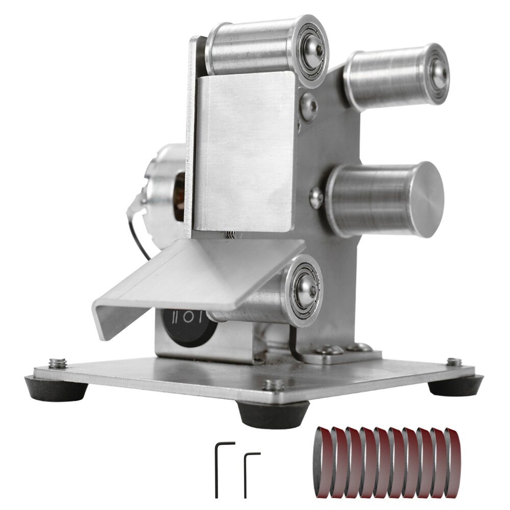 Многофункциональный шлифовальный станок Мини электрический ленточный шлифовальный