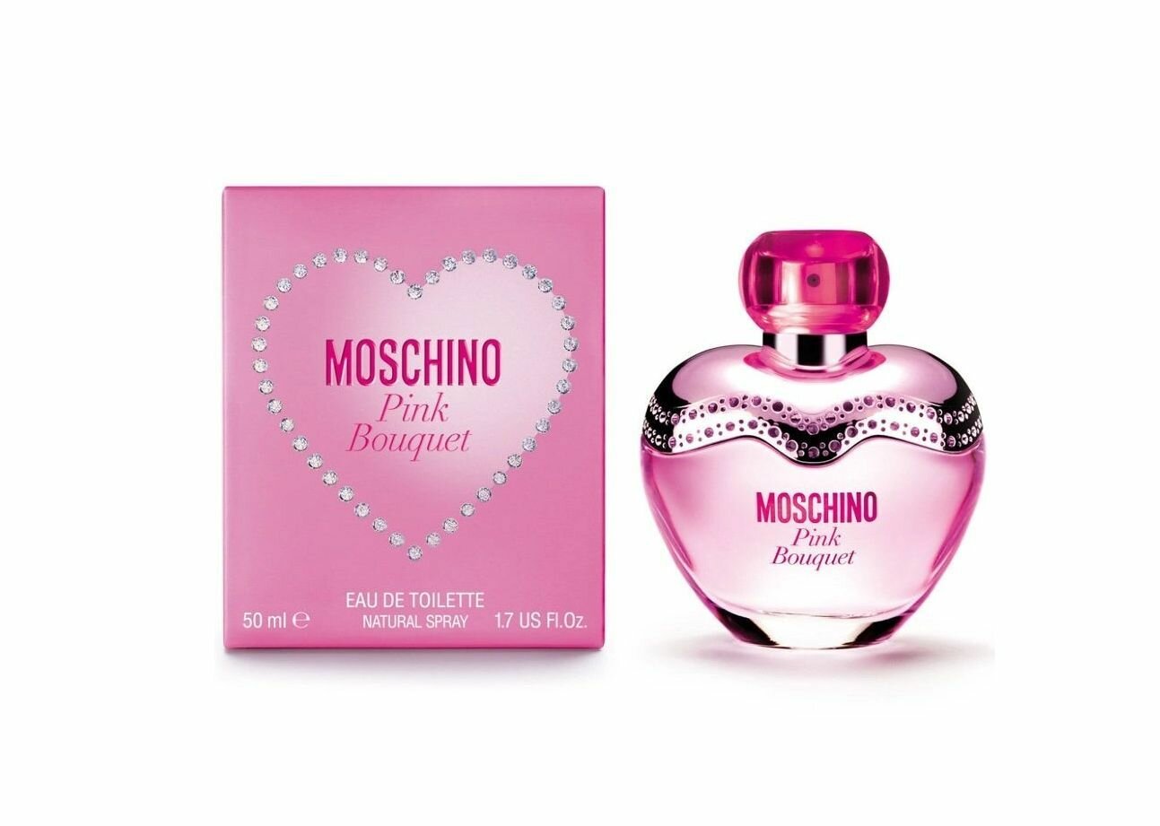 Moschino pink bouquet туалетная вода жене. 50ml марка