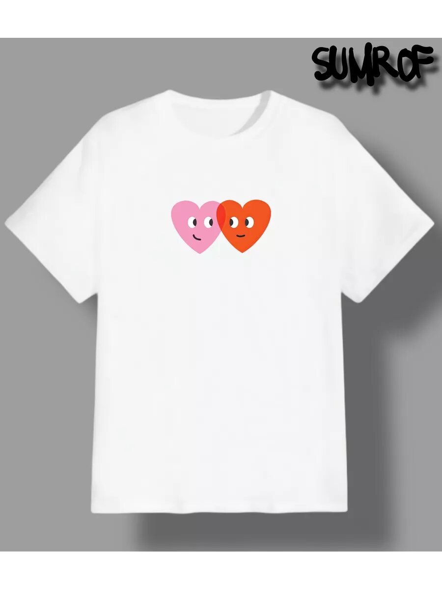 Футболка Сердечки